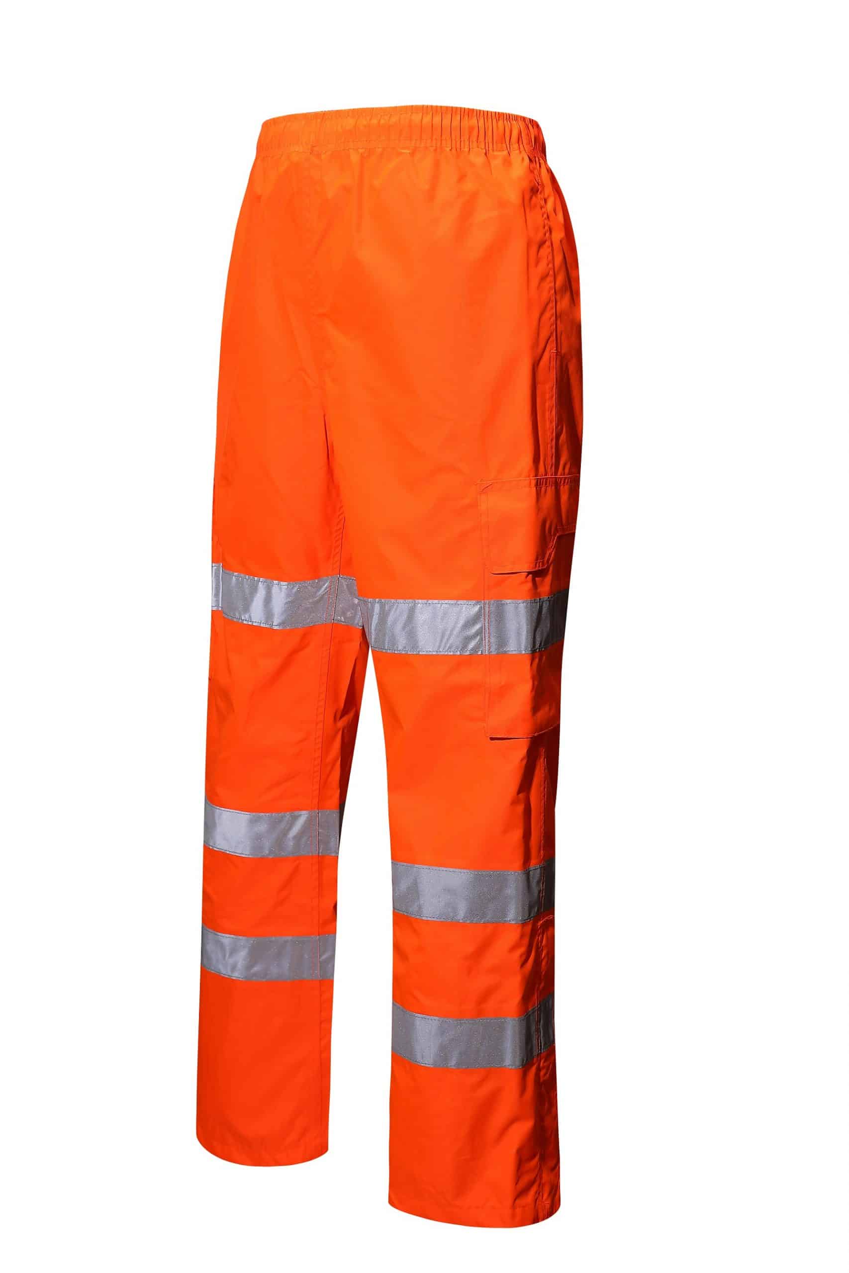 LODE HV10 Hi Vis Orange Waterproof Overtrousers | Workwear | OAKEYS