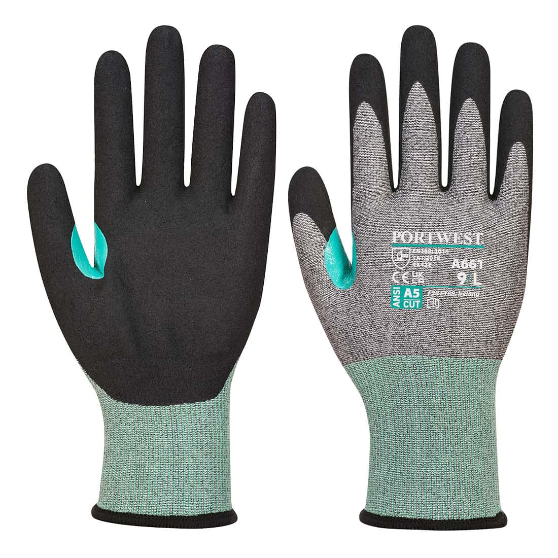 Portwest A661 CS VHR18 Nitrile Foam Cut Glove | OAKEYS Safety Ltd