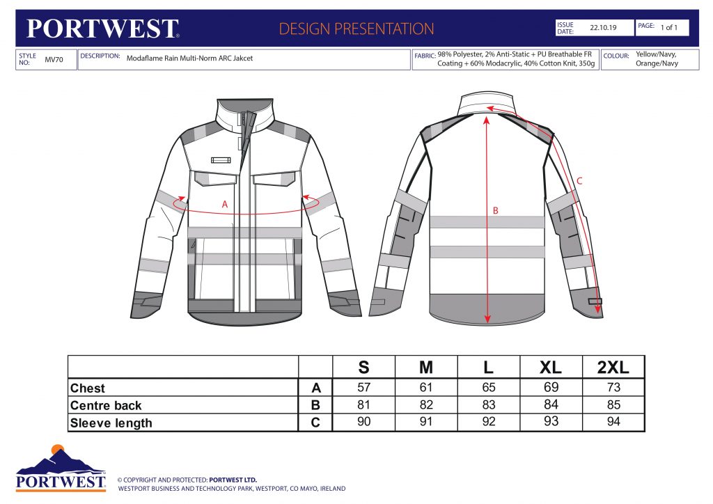 Portwest FP13 2 Point Safety Harness | OAKEYS Safety Ltd