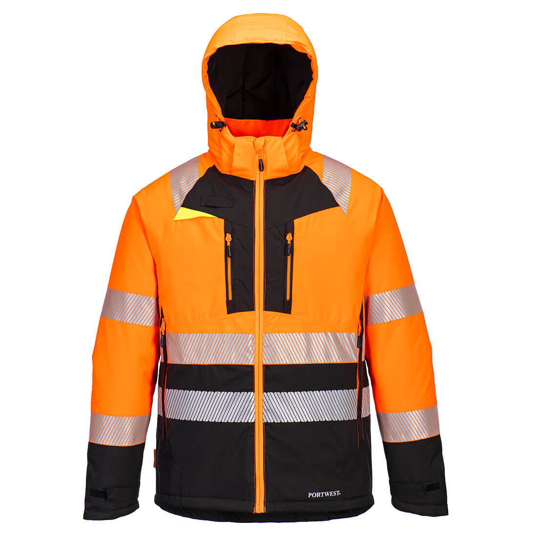 Portwest DX430 DX4 Hi-Vis Class 2 Winter Jacket | OAKEYS Safety Ltd