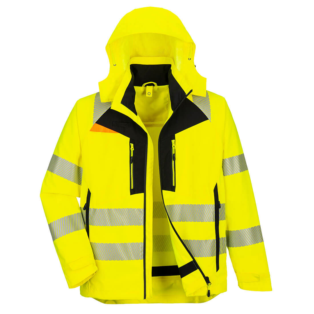 Portwest DX466 DX4 Hi-Vis 4-in-1 Jacket | OAKEYS Safety Ltd