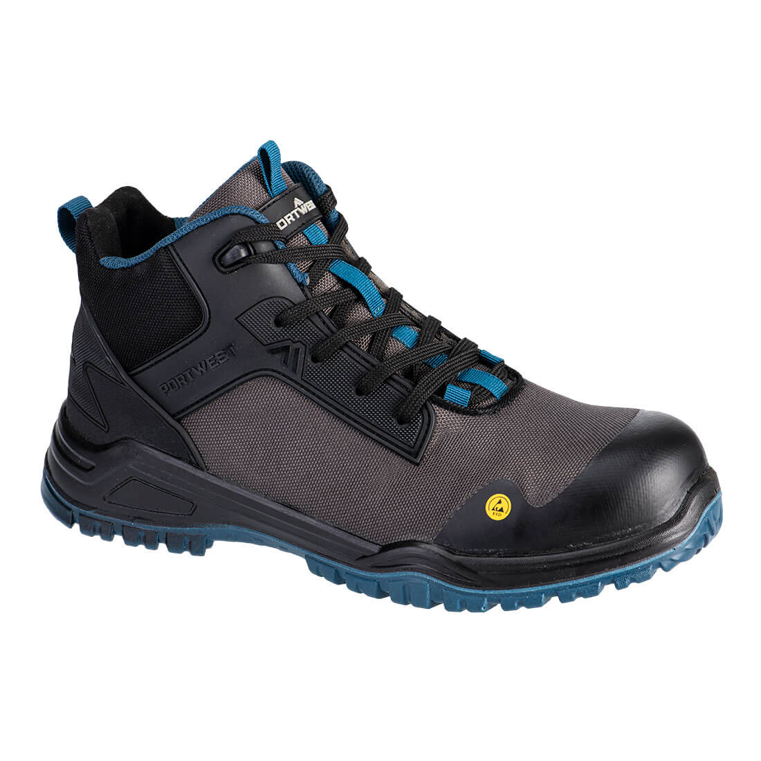 Portwest FE01 Bevel Composite Mid Boot S3S ESD SR FO | OAKEYS Safety Ltd