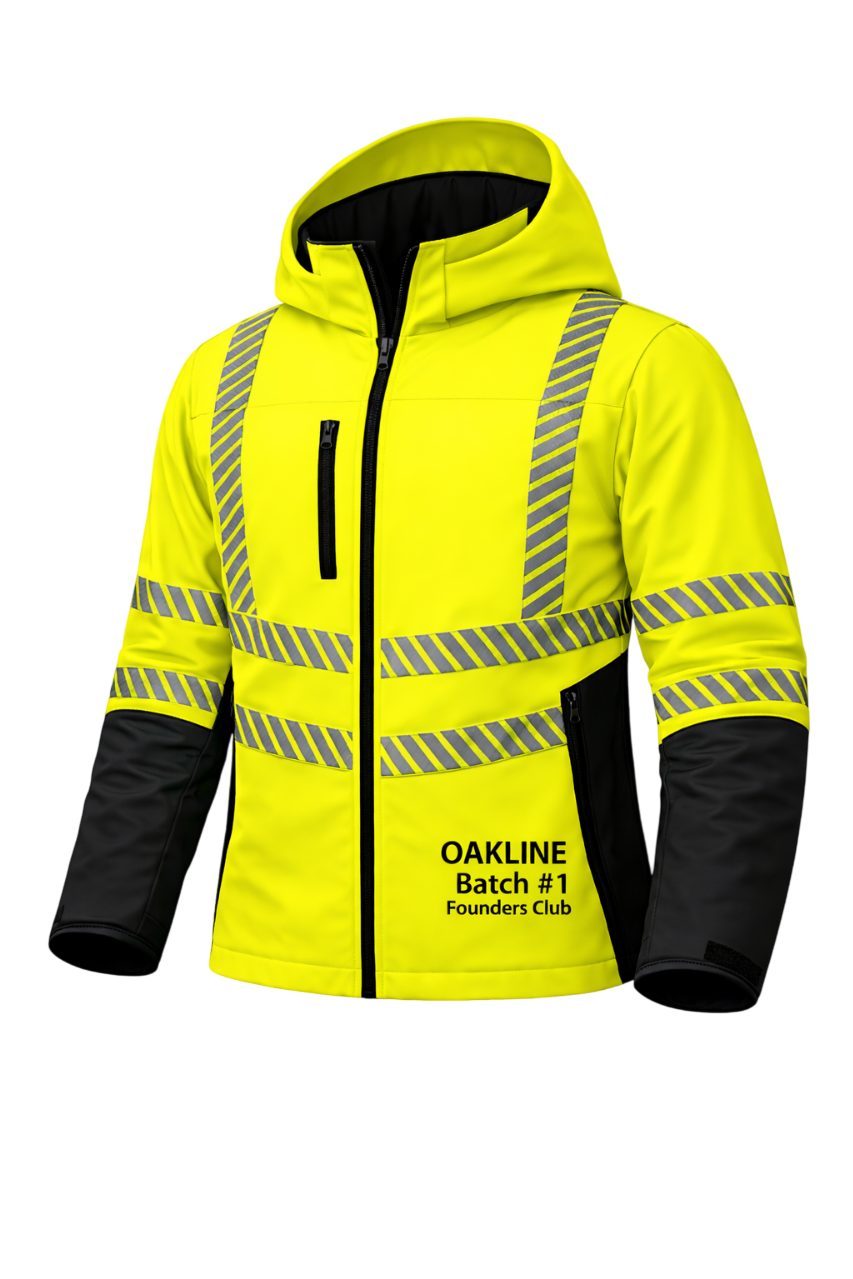 OAKLINE PRO Kimi Hi Vis Jacket in Yellow - Construction Site Ready Workwear