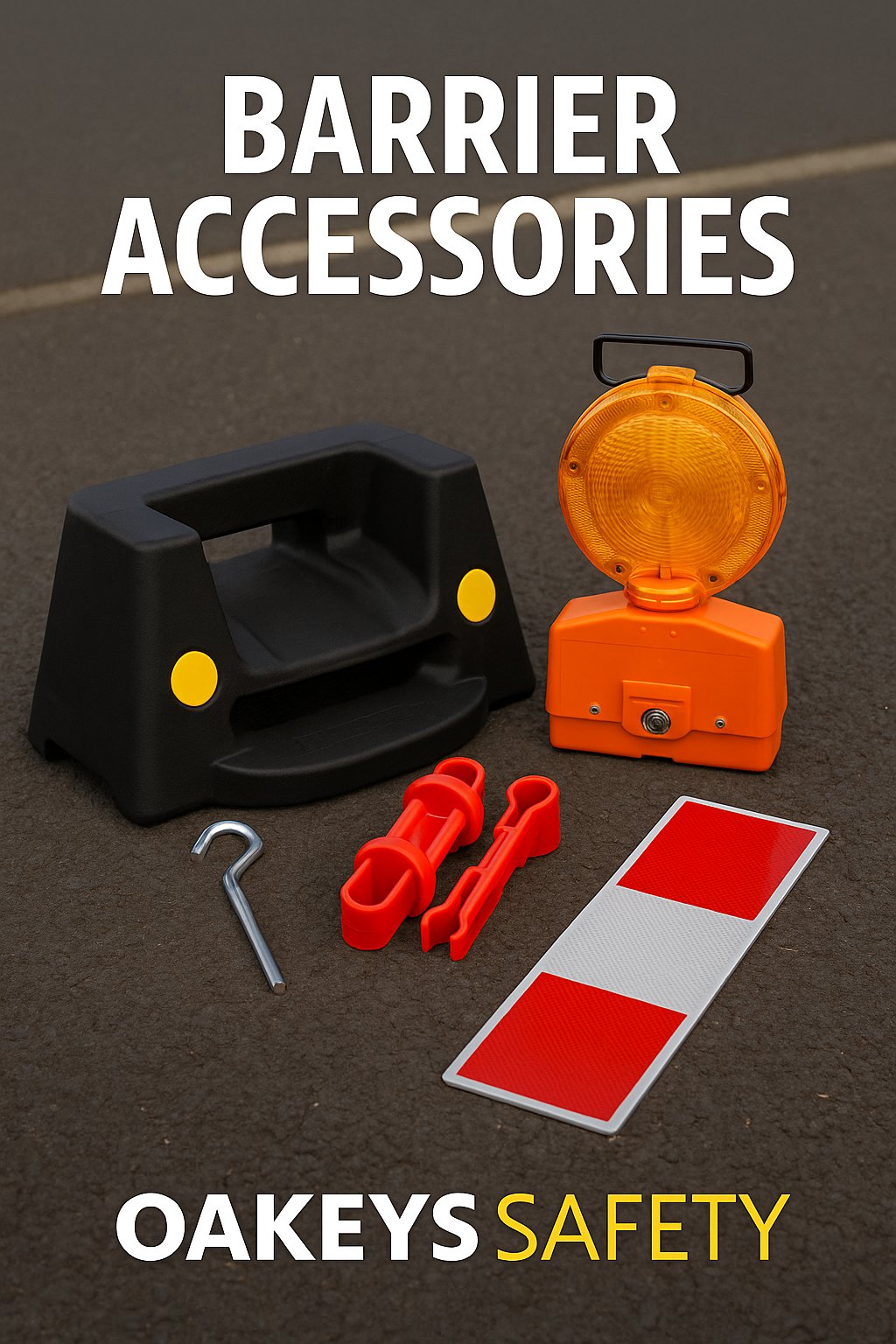 Barrier Accessories | Barrier Feet, Pins & Lamps UK