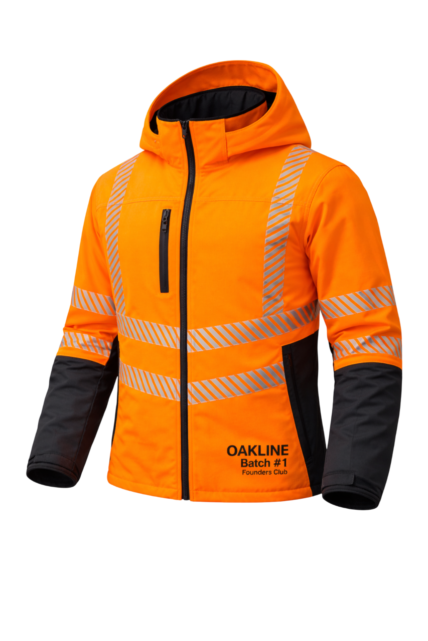 OAKLINE PRO Kimi Slim Fit Hi Vis Orange Jacket – Rail & Utility PPE