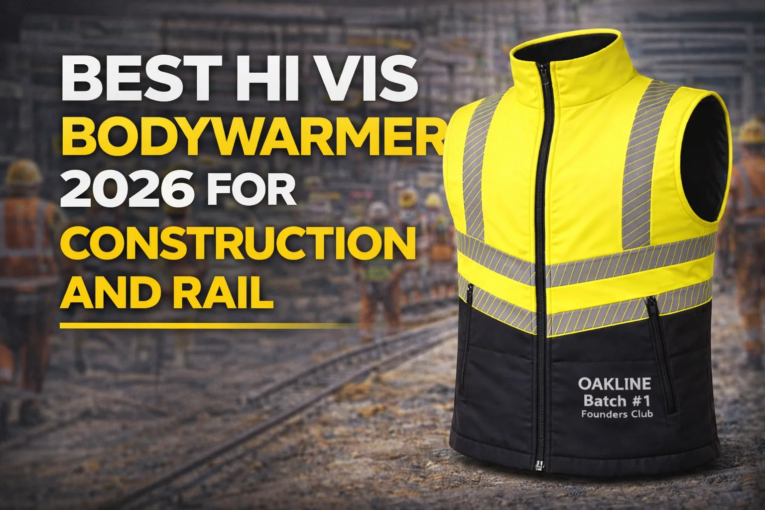 Best Hi Vis Bodywarmer 2026 | Construction and Rail | OAKEYS Safety