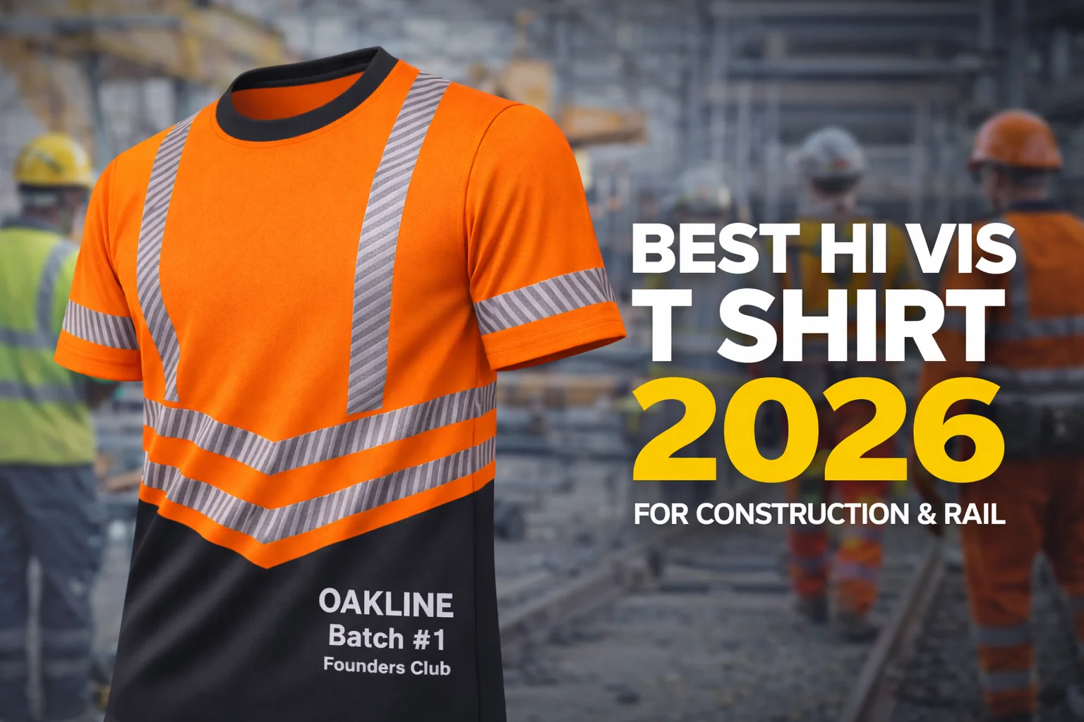 Best Hi Vis T Shirt 2026 | Construction and Rail | OAKEYS Safety